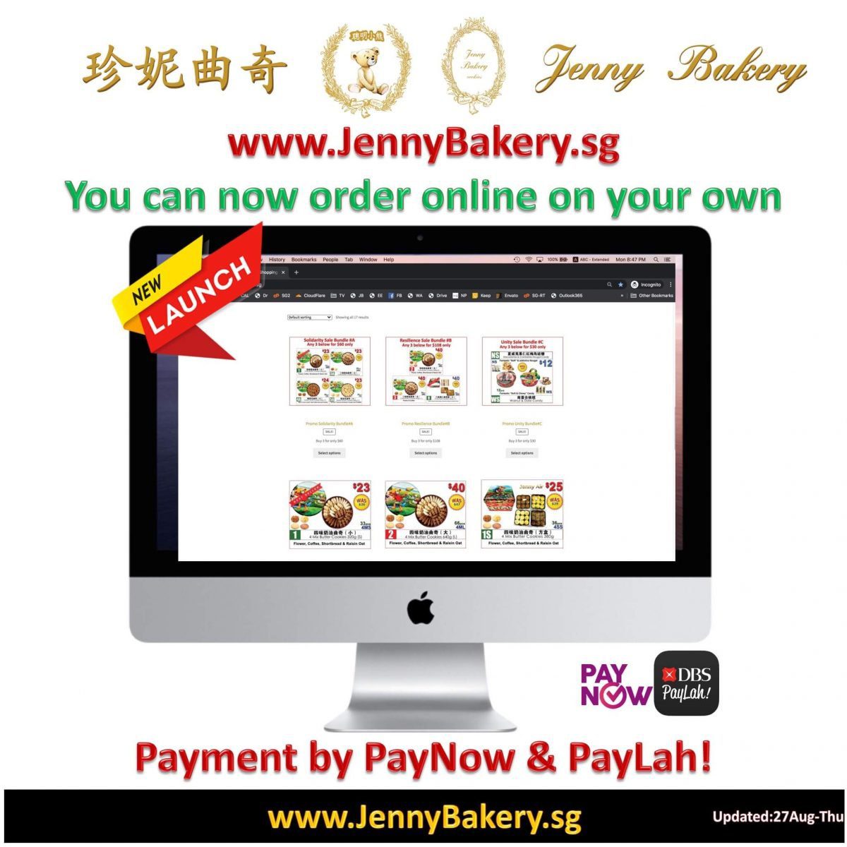 Jenny Bakery Singapore | Exquisite Baked Delights